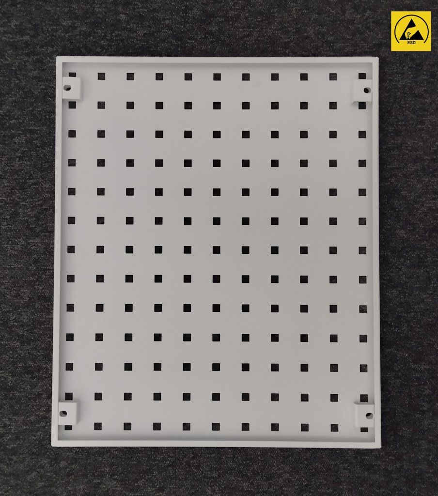 ESD perforated panel with holes for mounting | Enprag