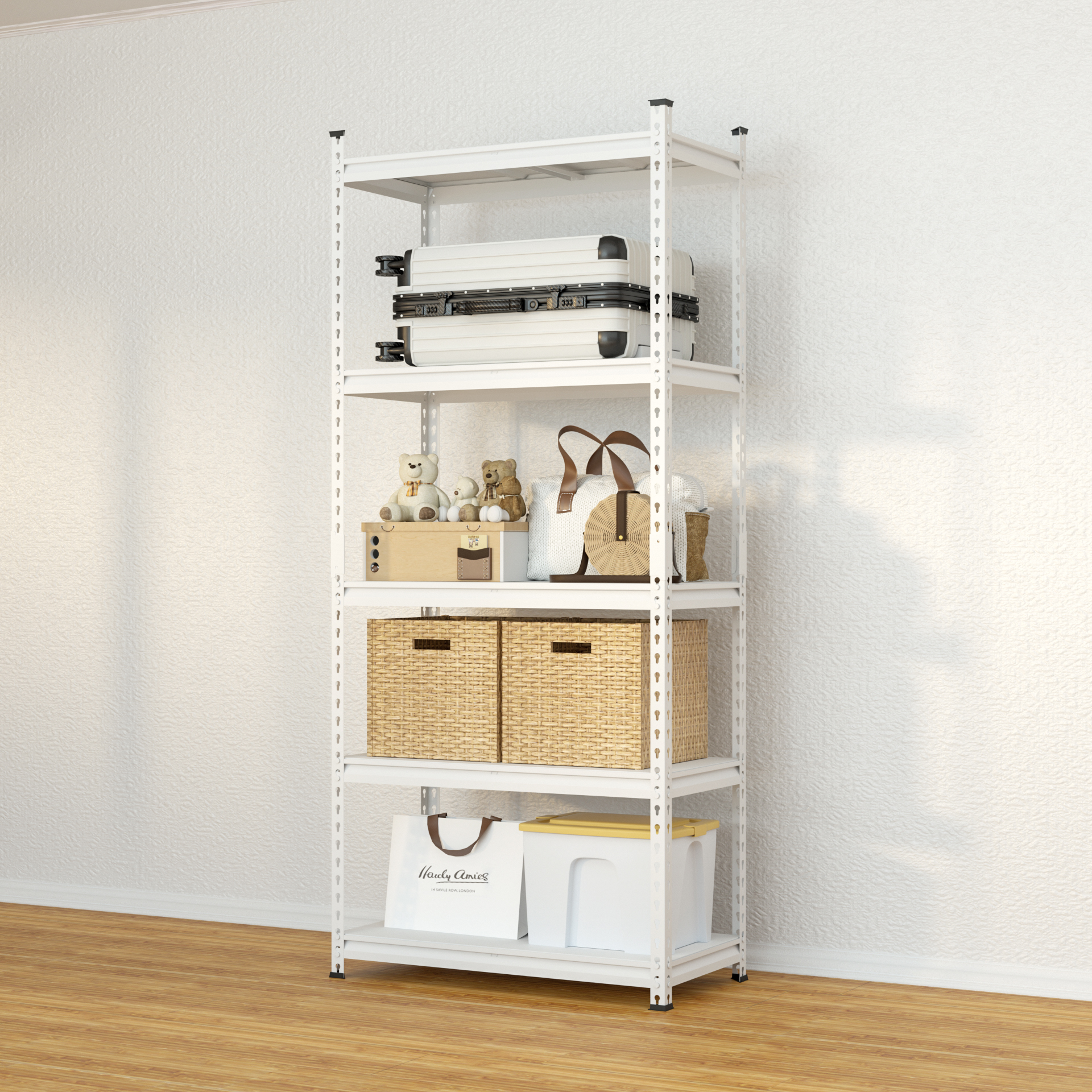 Full metal screwless shelf rack REG_8040183_W | Enprag