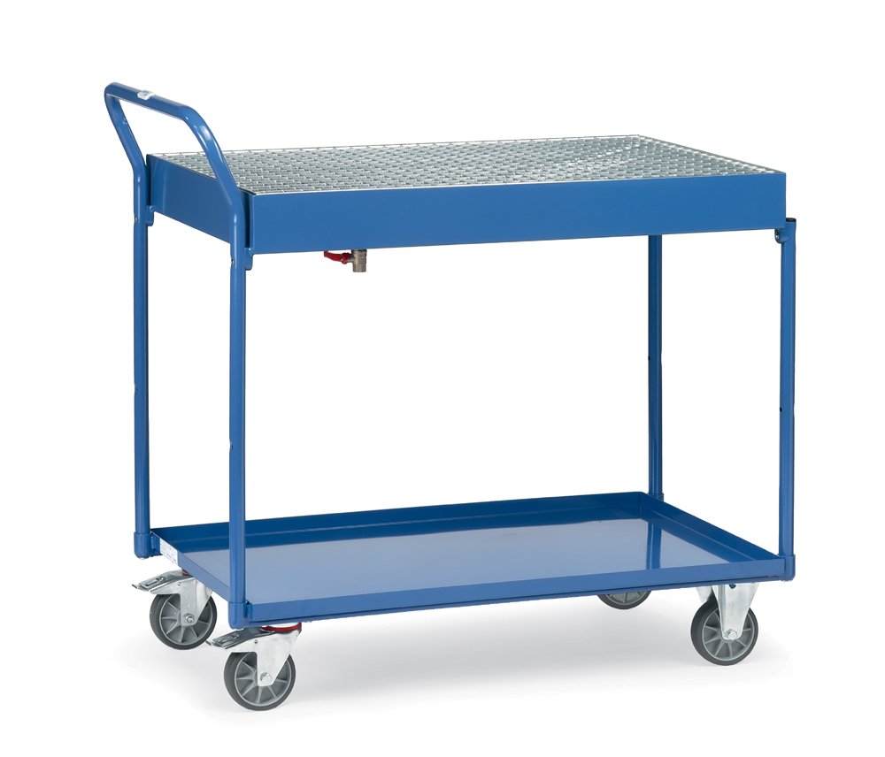 Table trolley with catch basin and drain tap type 2722 | Enprag